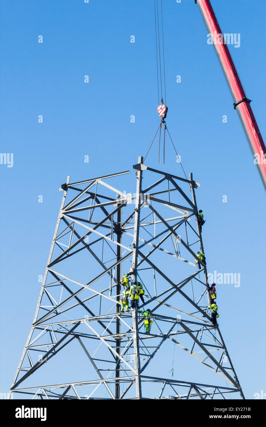 Pylon construction hi-res stock photography and images - Alamy
