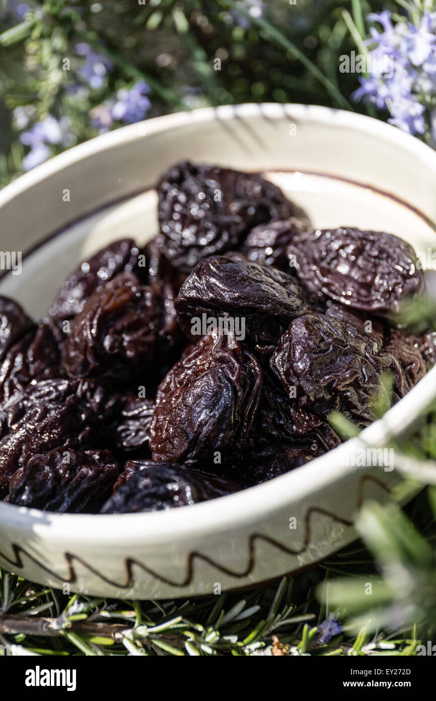Prunes and bowl hi-res stock photography and images - Alamy