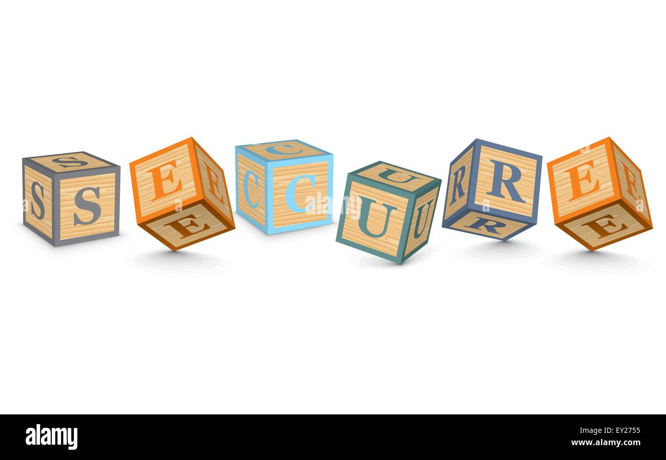 Secure word Stock Vector Images - Alamy