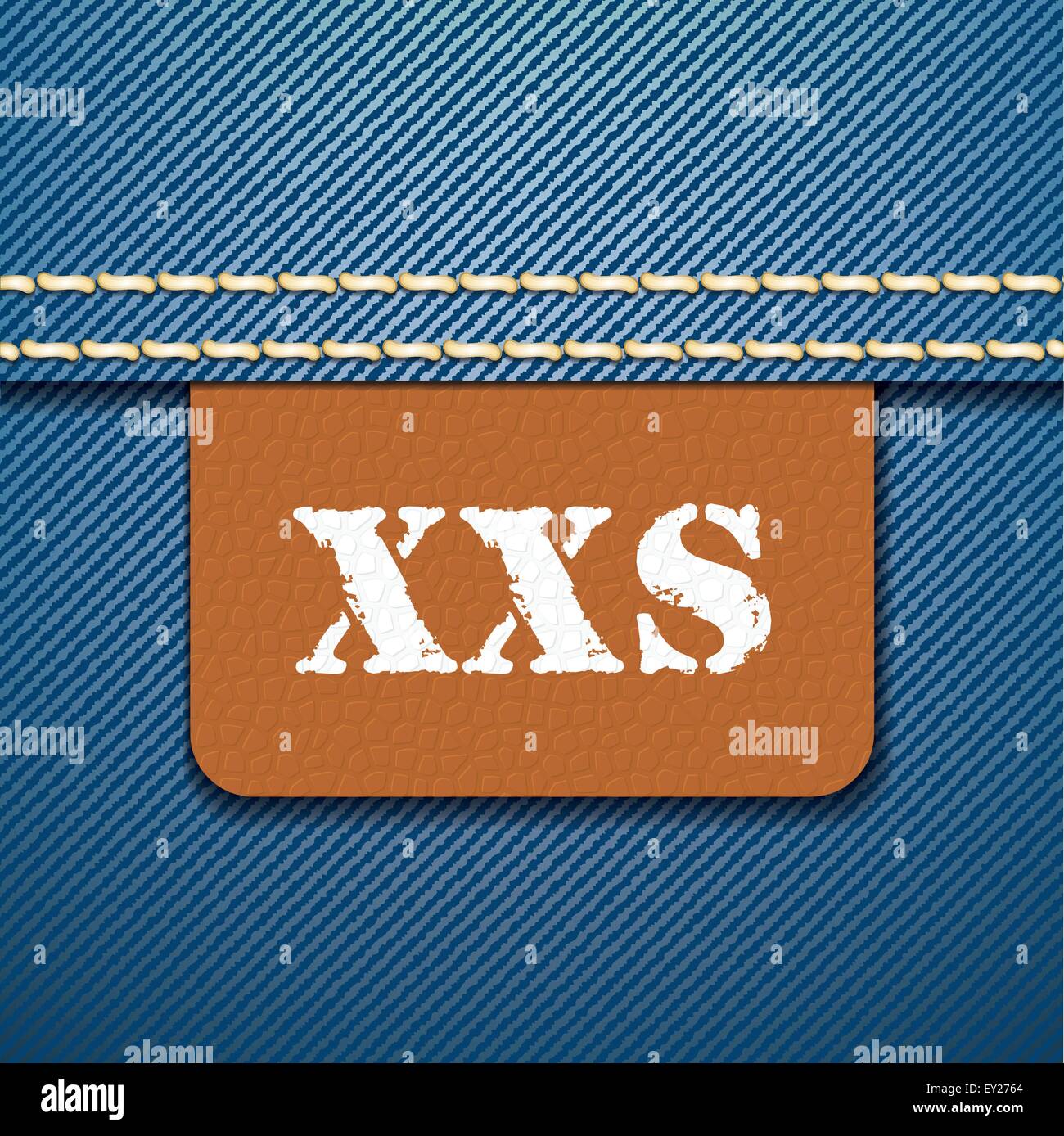 XXS size clothing label - vector illustration Stock Vector Image & Art ...