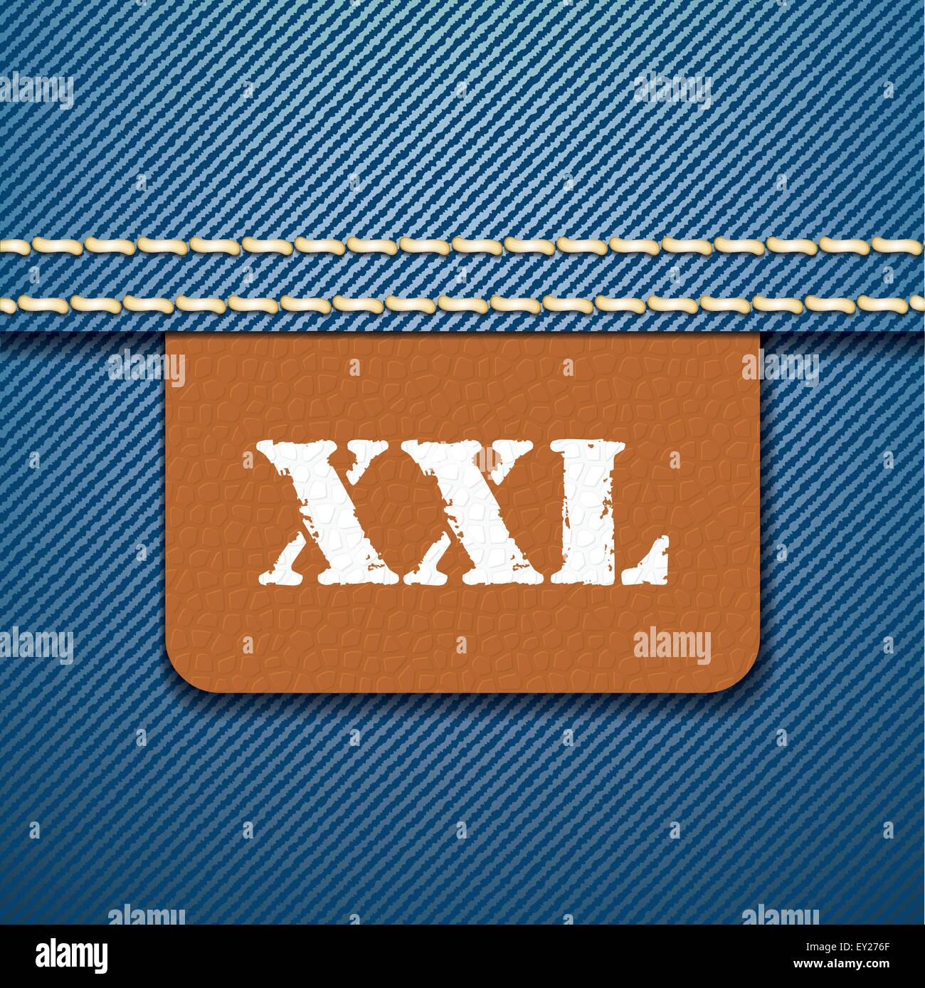 Xxl jeans Stock Vector Images - Alamy