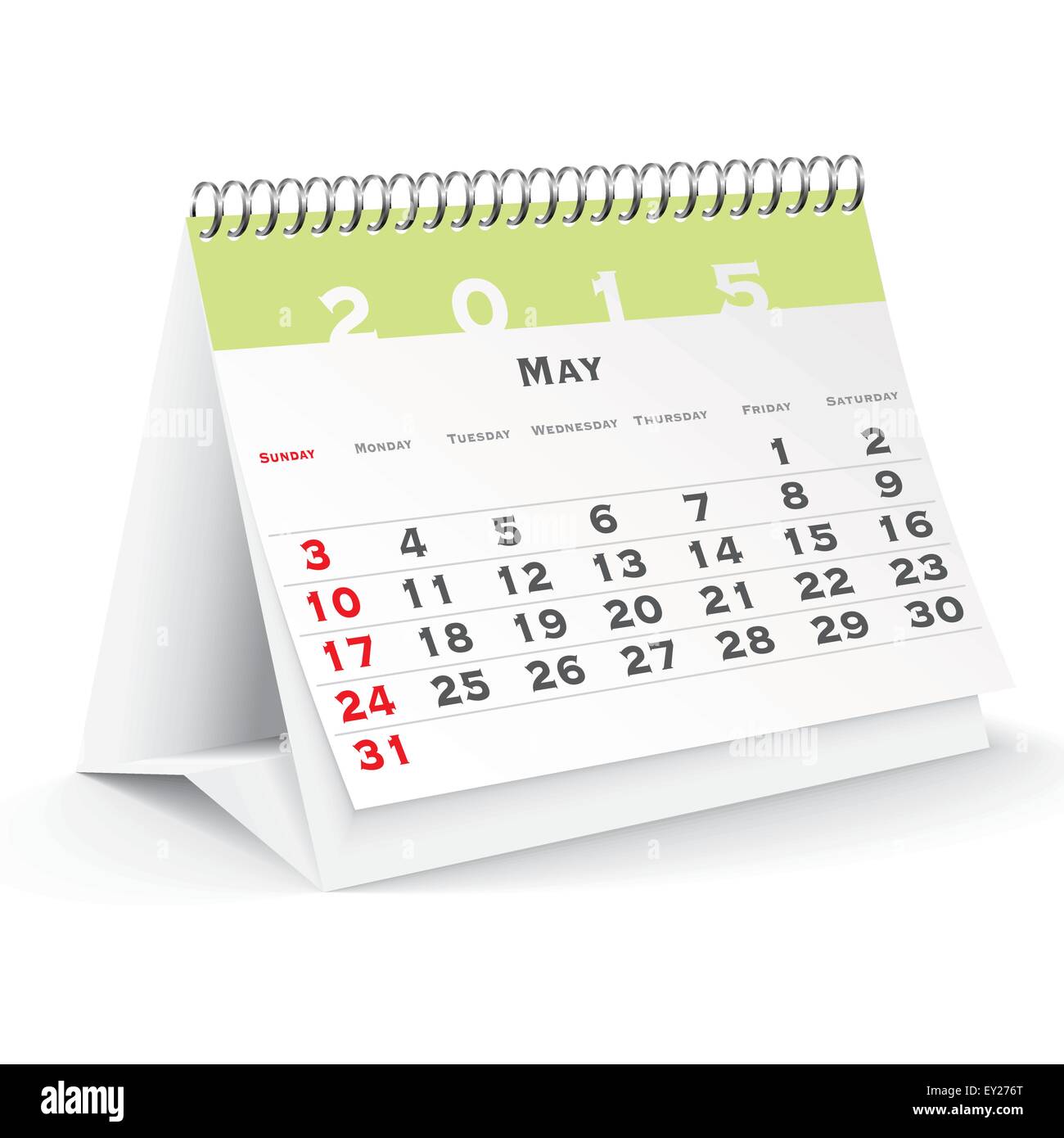 May 2015 desk calendar - vector illustration Stock Vector Image & Art ...