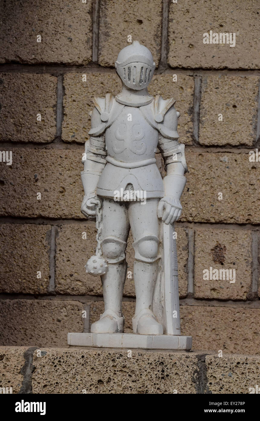 Statue of a Medieval Knight Stock Photo - Alamy