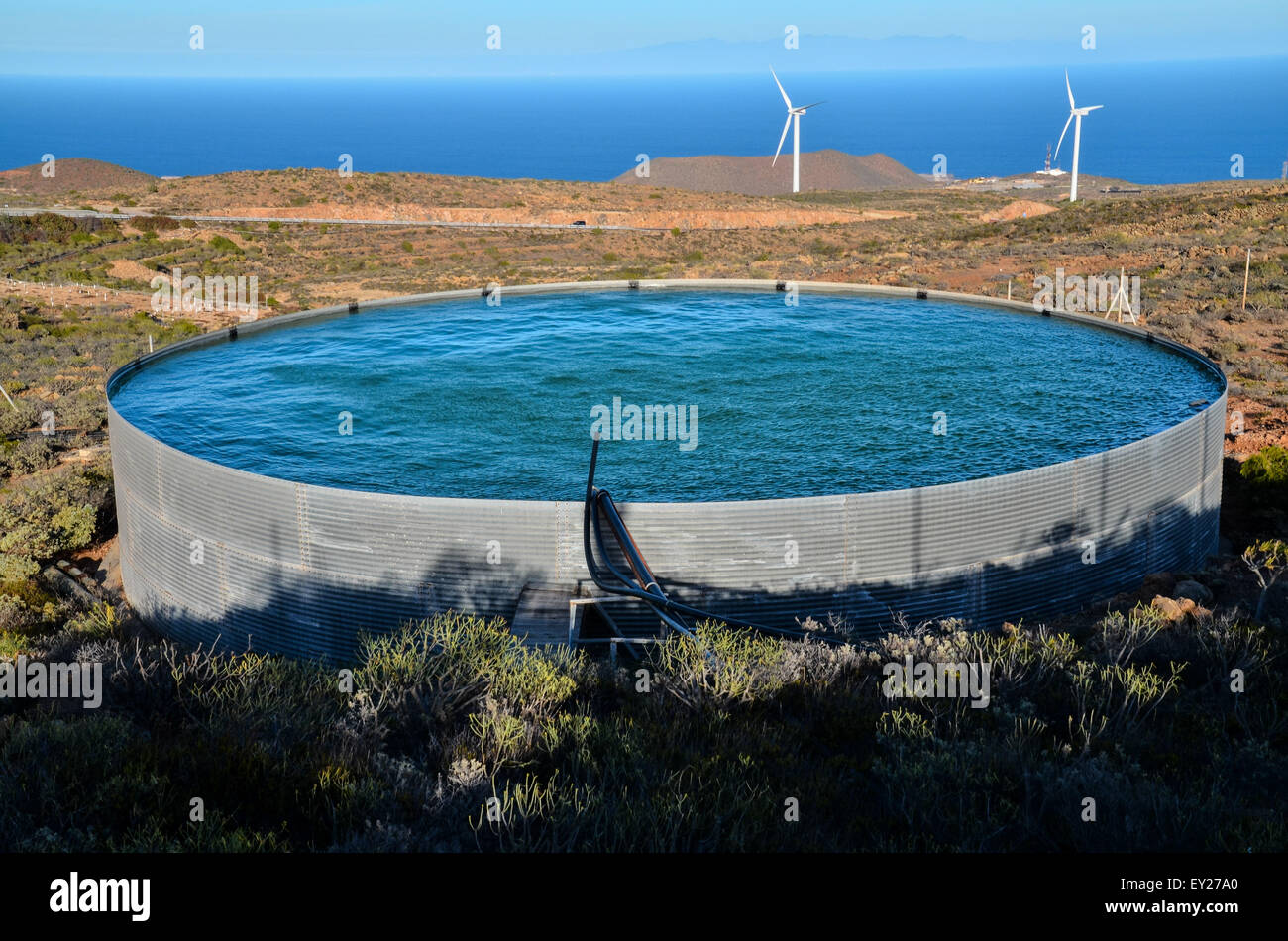 Round Water Pond Stock Photo - Alamy