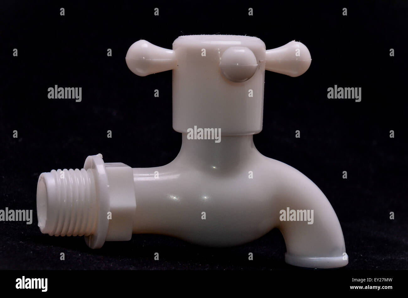PVC Plastic Water Faucet Stock Photo - Alamy