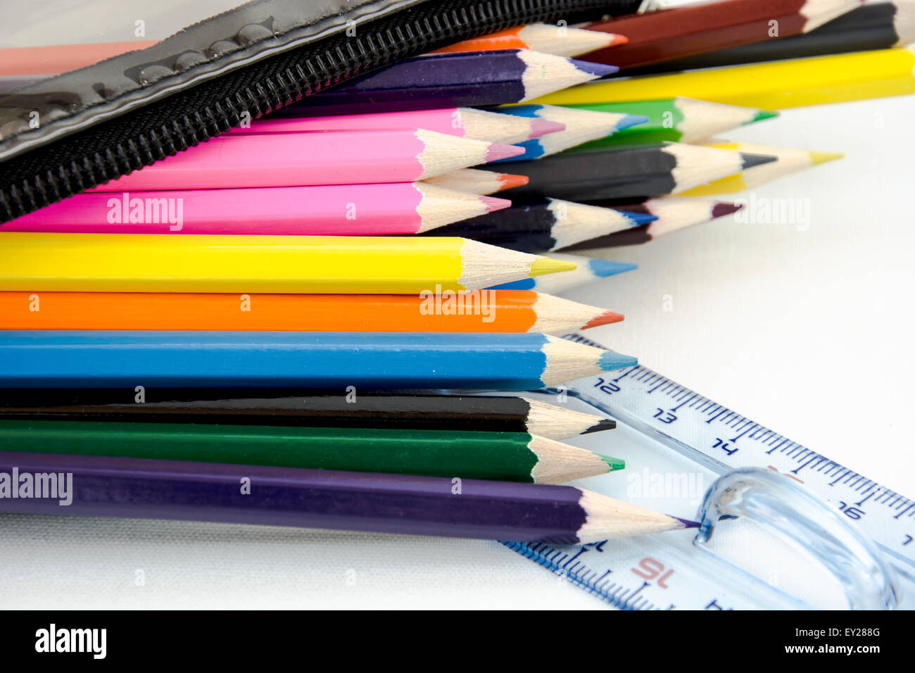 Various object for school Stock Photo - Alamy