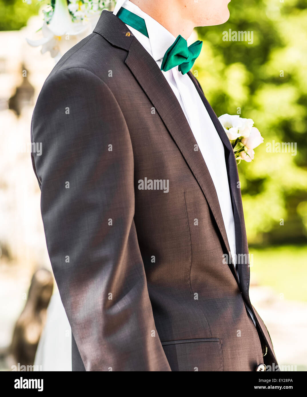 man with a bow tie Stock Photo - Alamy