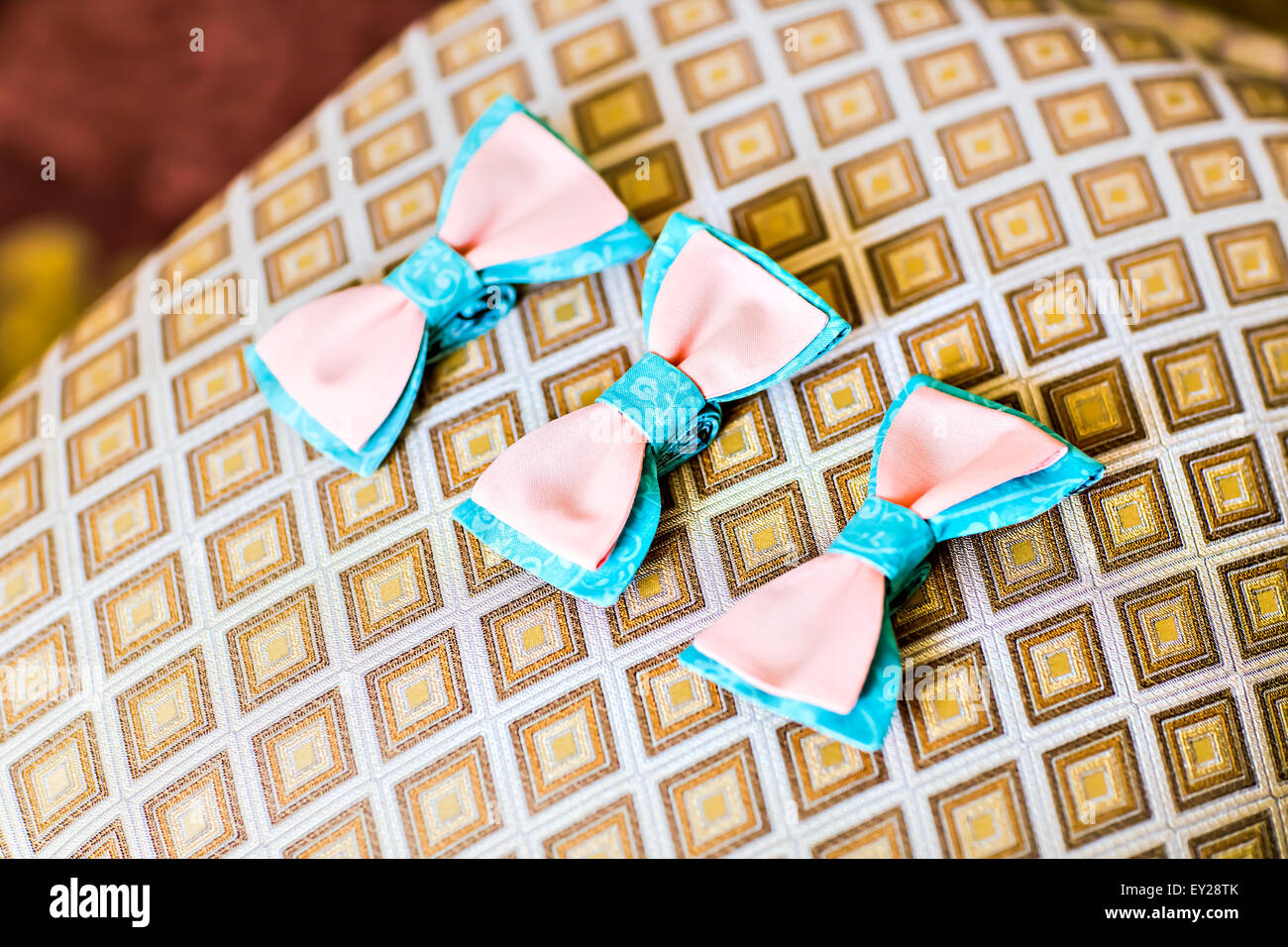 Turquoise bowtie hi-res stock photography and images - Alamy