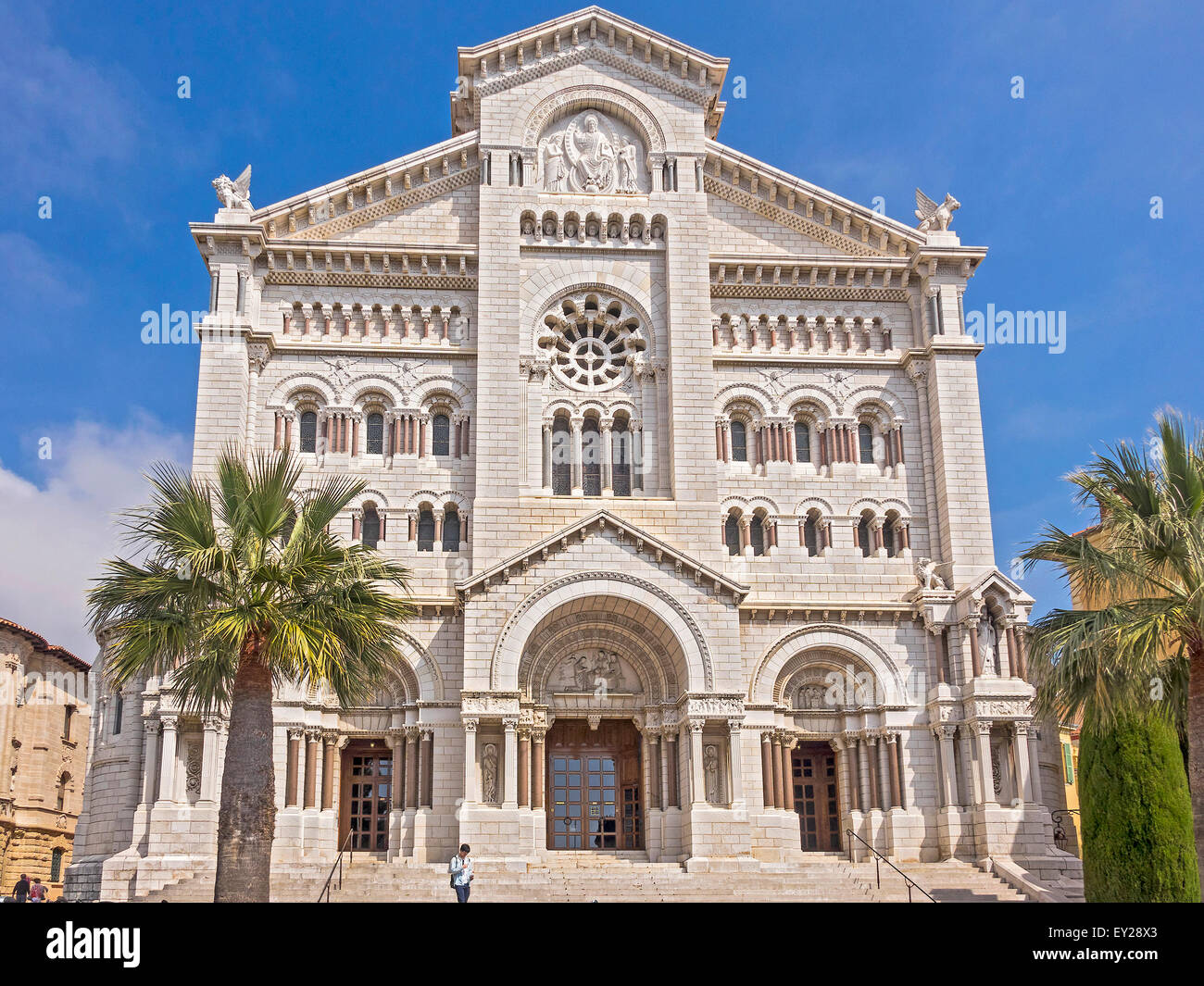 The Cathedral Monte Carlo Monaco Stock Photo - Alamy