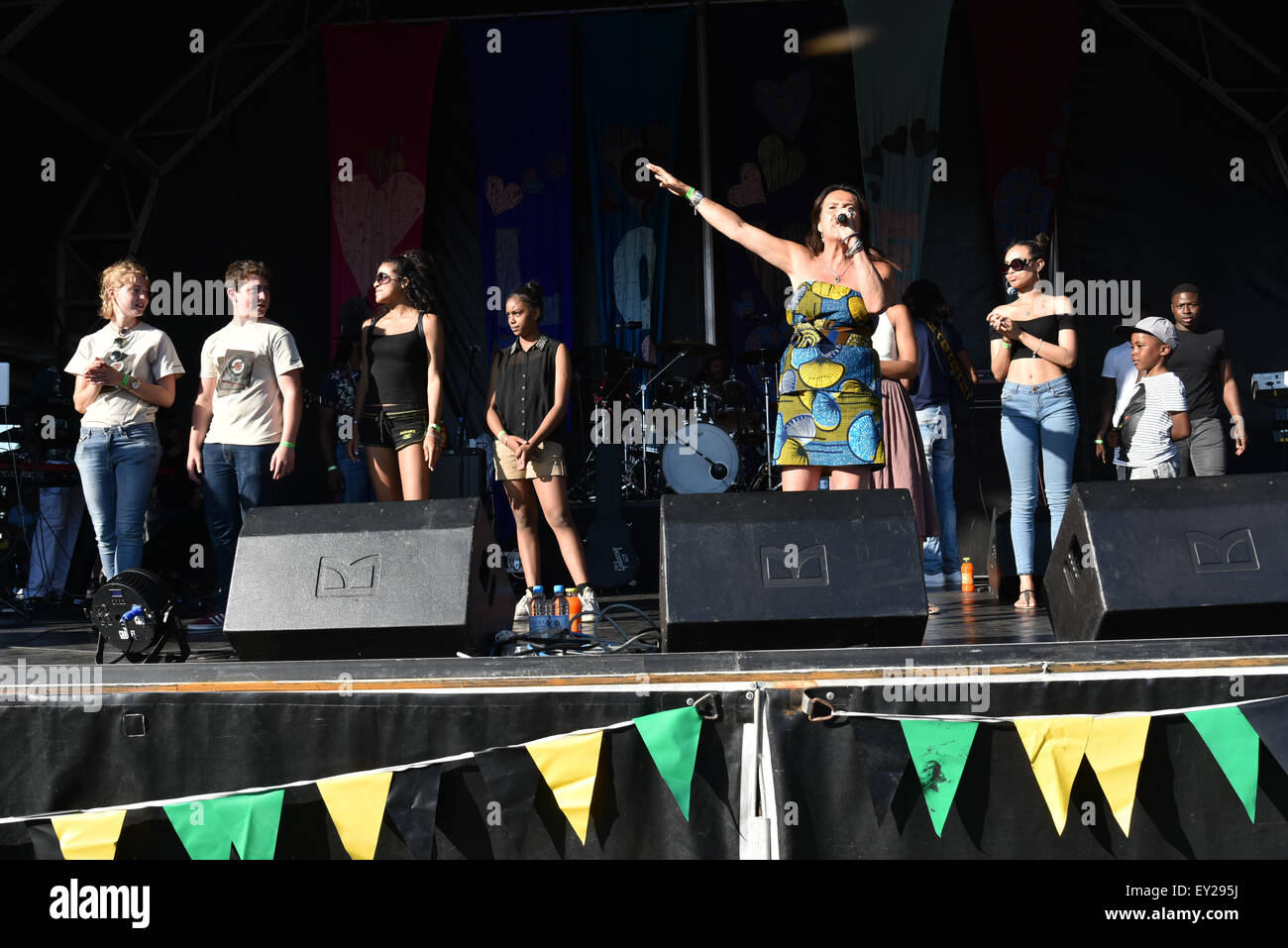 London, UK. 19th July, 2015. Host Nicky Ezer the biggest culture ...