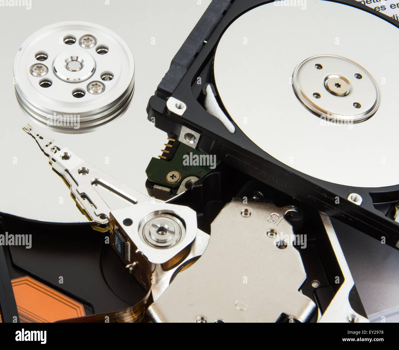 Hard Disk and Book Stock Photo - Alamy