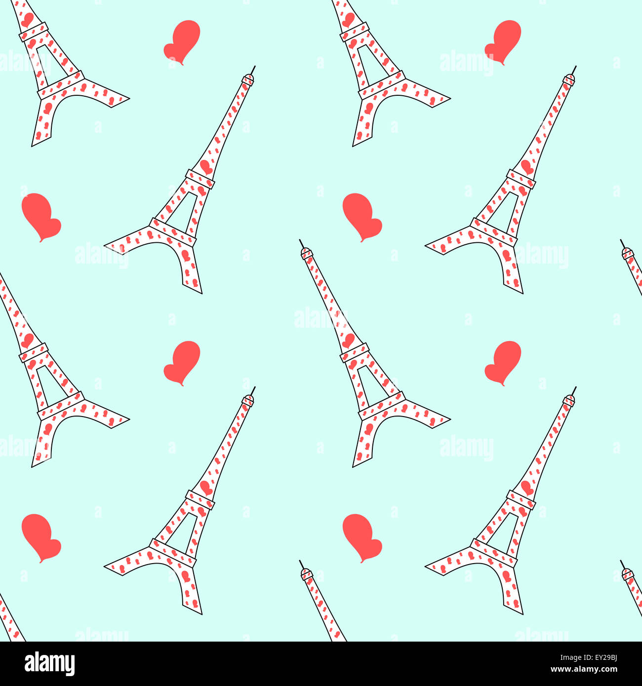 Eifel tower pattern High Resolution Stock Photography and Images - Alamy