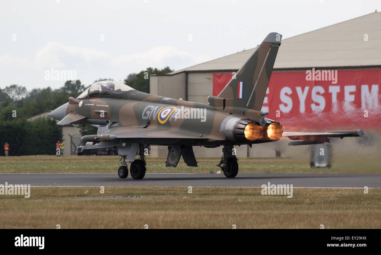 Eurofighter Typhoon Display Stock Photo - Alamy