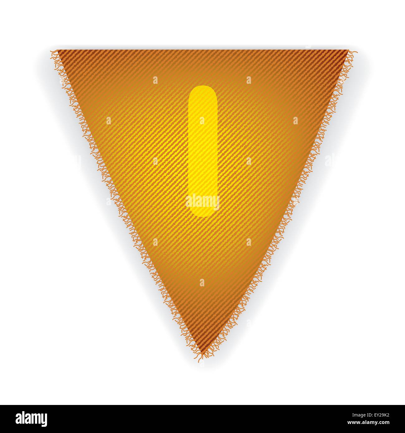 Bunting flag letter I - eps 10 vector illustration Stock Vector Image ...