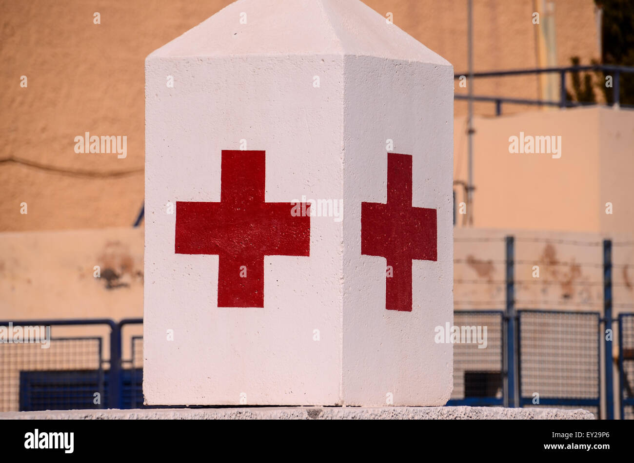 Red Cross Medical Sign Stock Photo - Alamy
