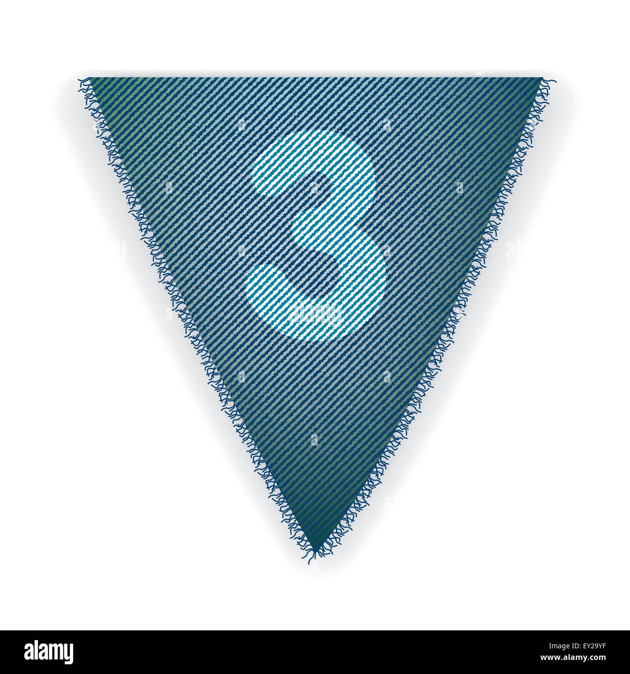 Bunting flag number 3 - eps 10 vector illustration Stock Vector Image ...