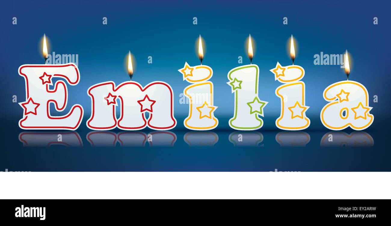 Emilia name Stock Vector Images - Alamy