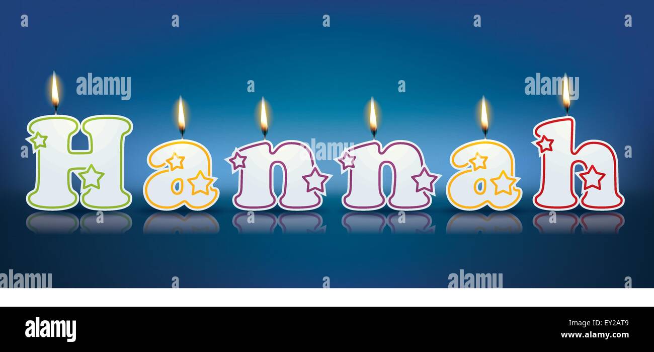 Hannah birthday Stock Vector Images - Alamy
