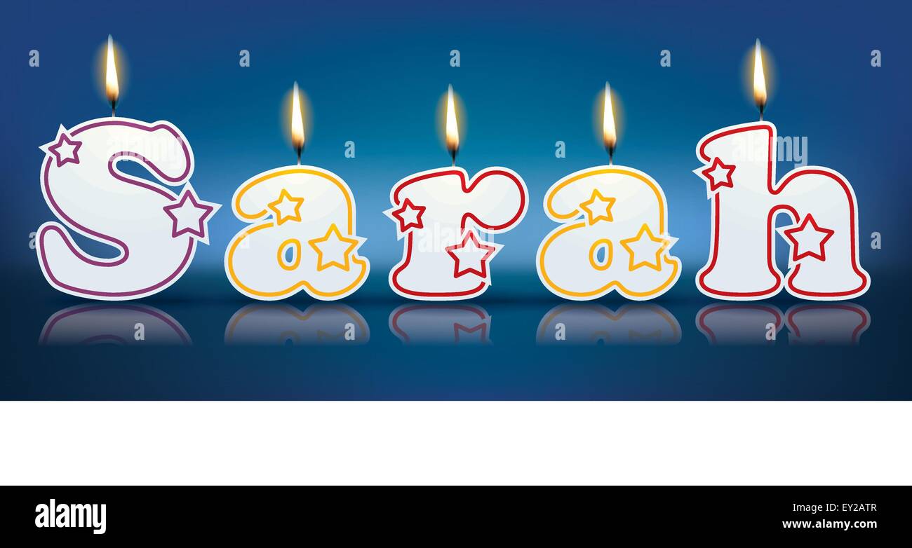 Sarah name Stock Vector Images - Alamy