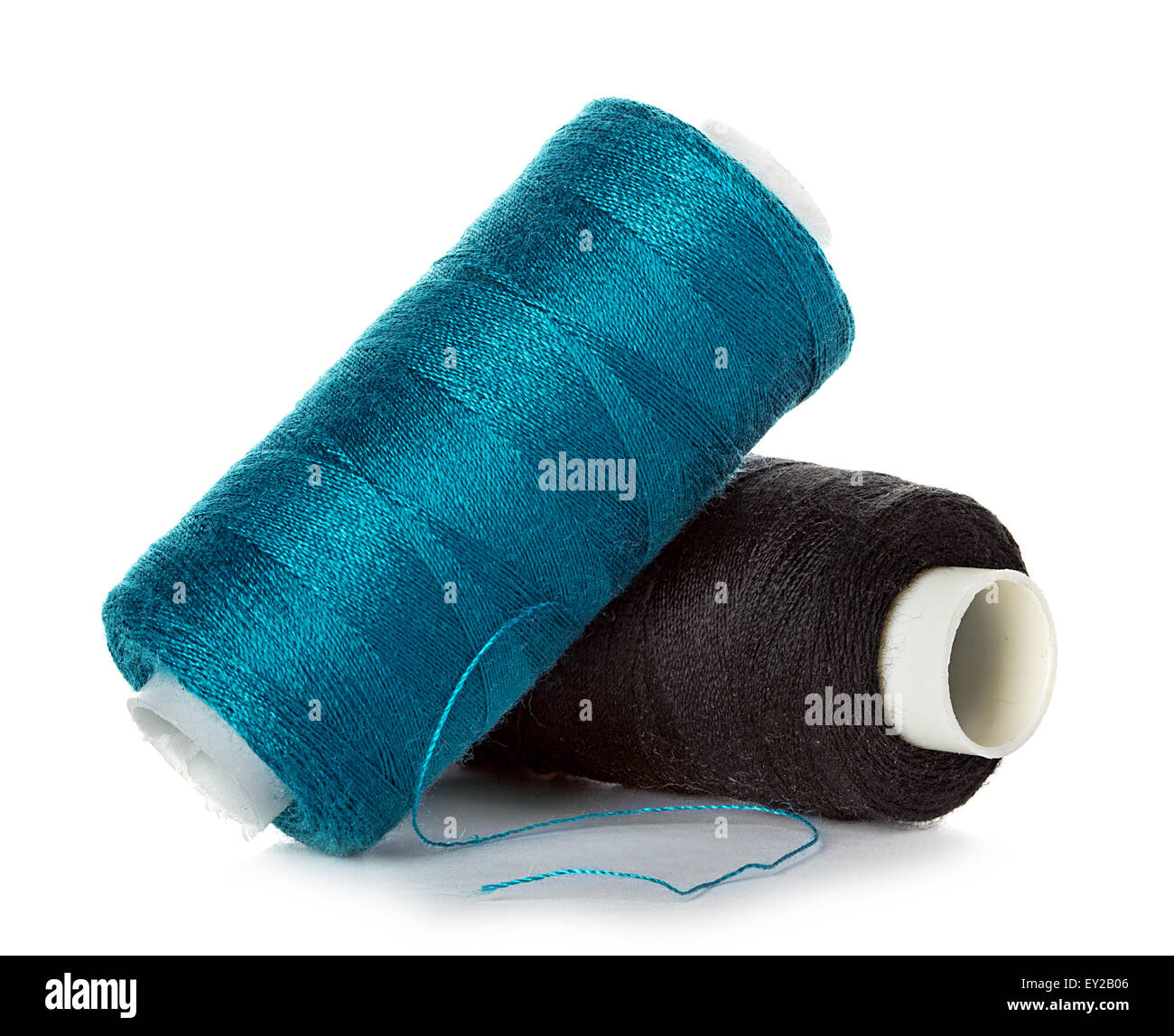 Sewing threads isolated on white background Stock Photo - Alamy