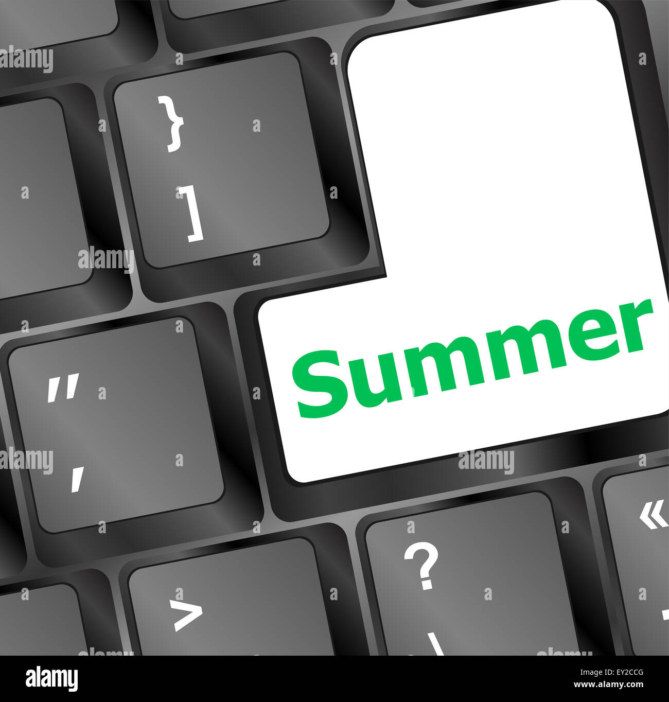 Button "SUMMER" on keyboard Stock Photo - Alamy