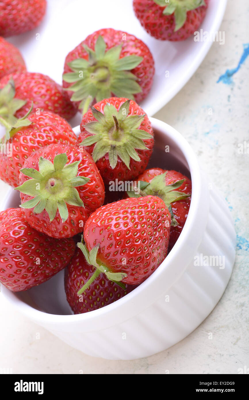 Beautiful fresh strawberries Stock Photo - Alamy