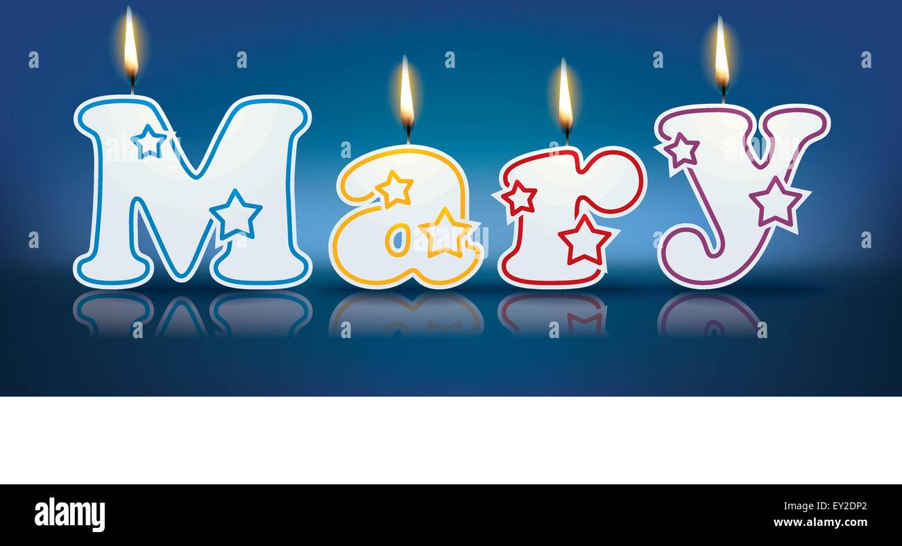 Mary name Stock Vector Images - Alamy