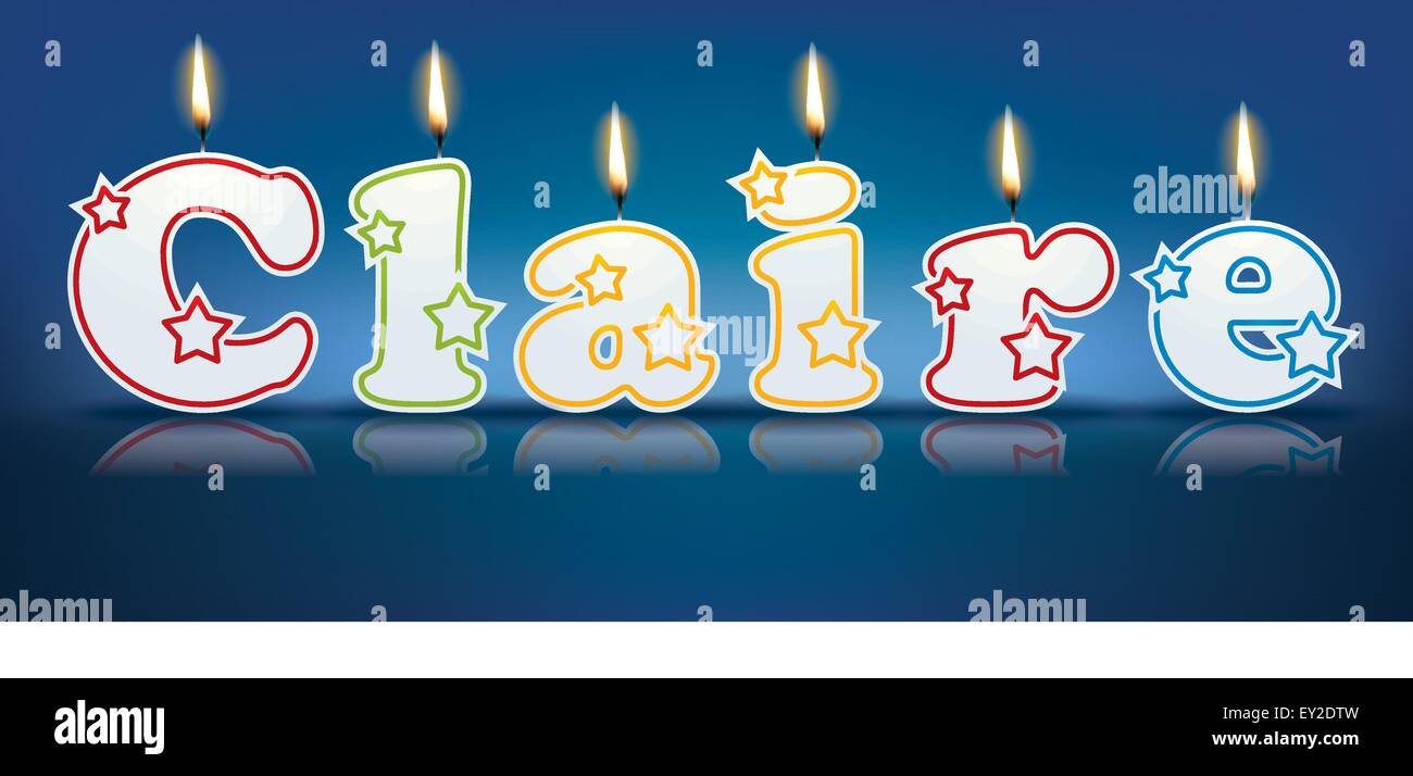 Claire name Stock Vector Images - Alamy