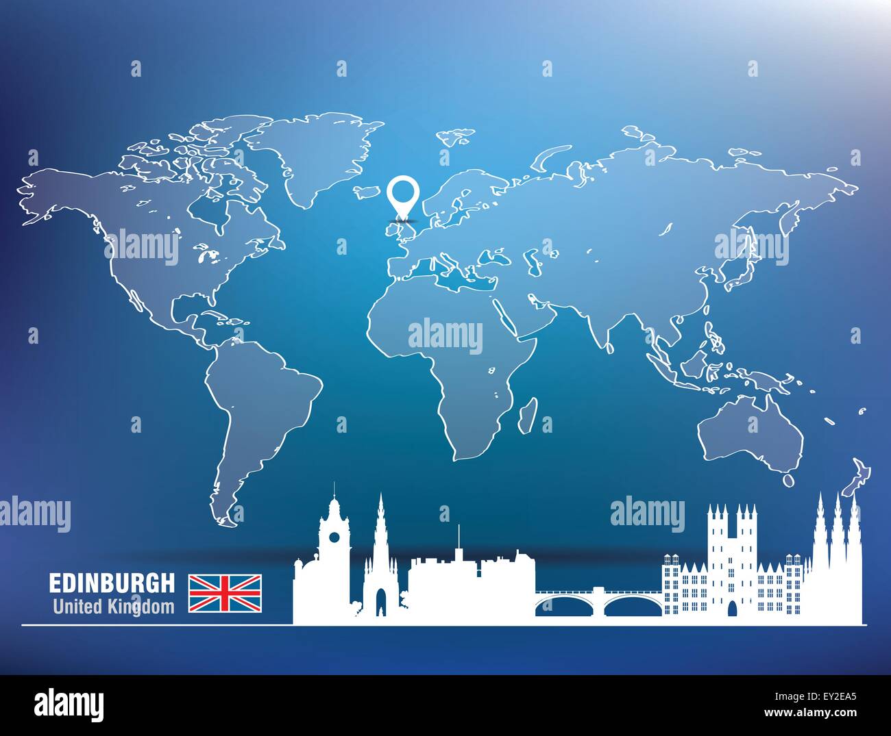 Map of edinburgh Stock Vector Images - Alamy
