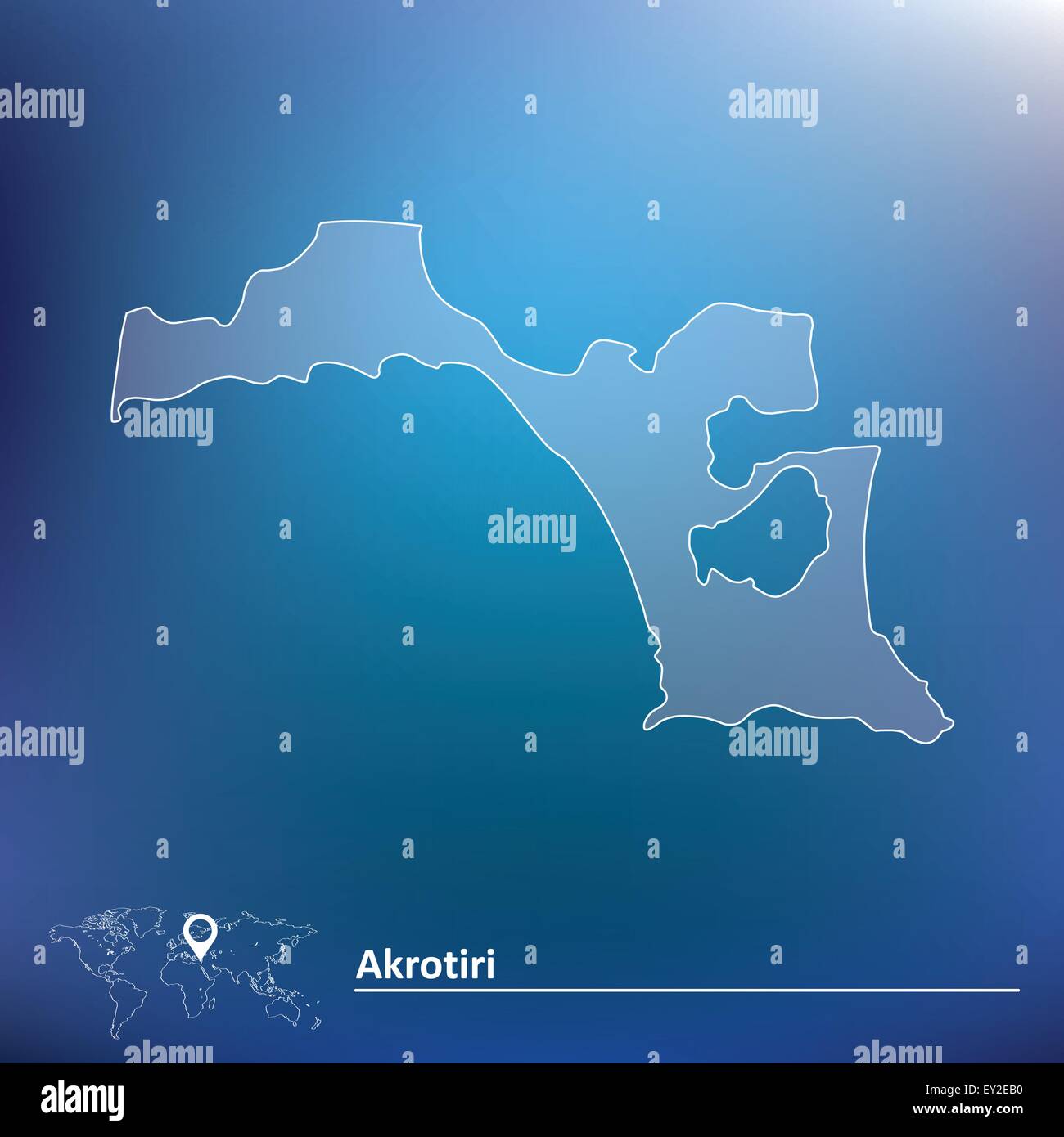 Map of akrotiri hi-res stock photography and images - Alamy