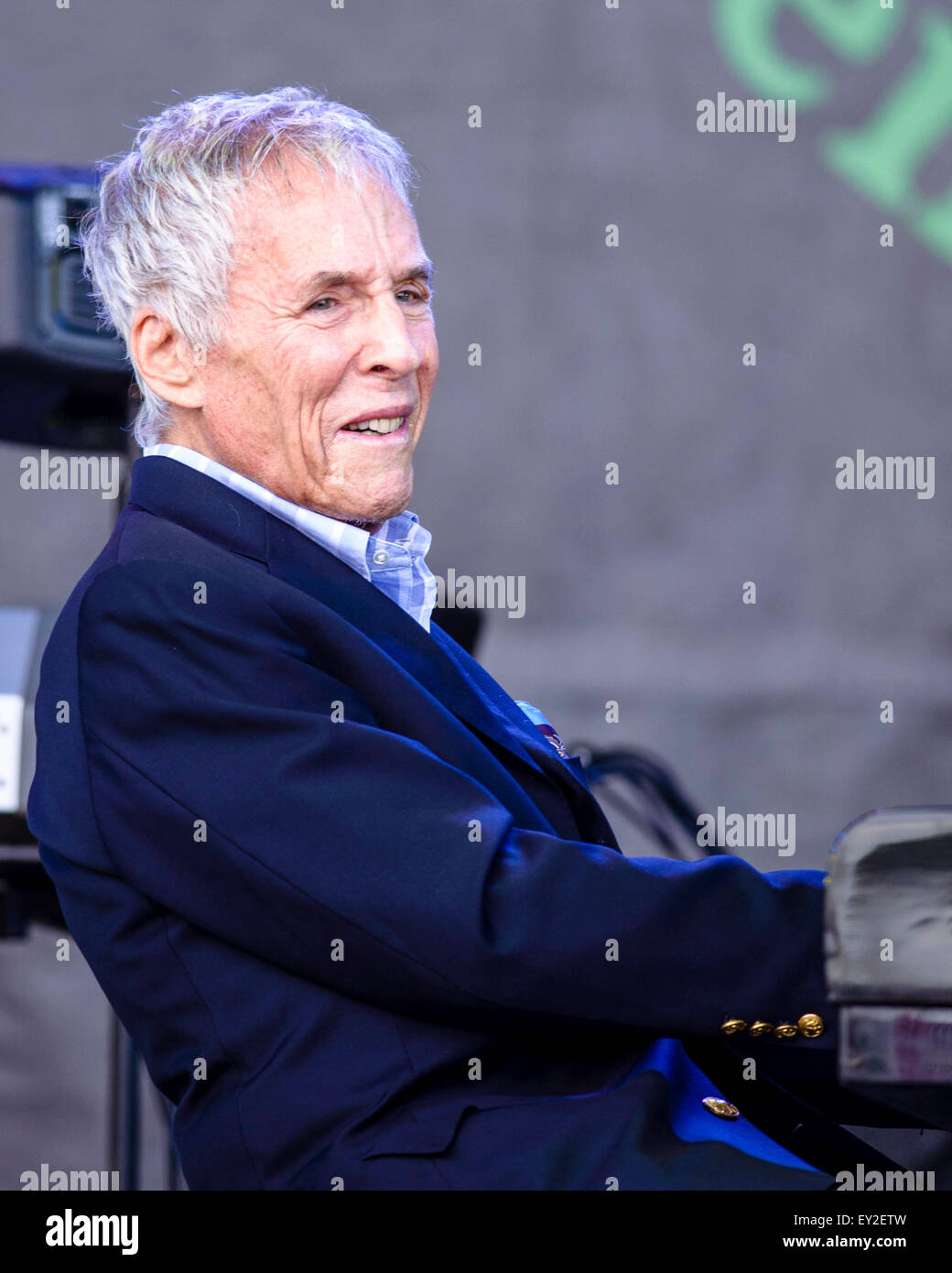 Burt bacharach portrait with piano hi-res stock photography and images ...