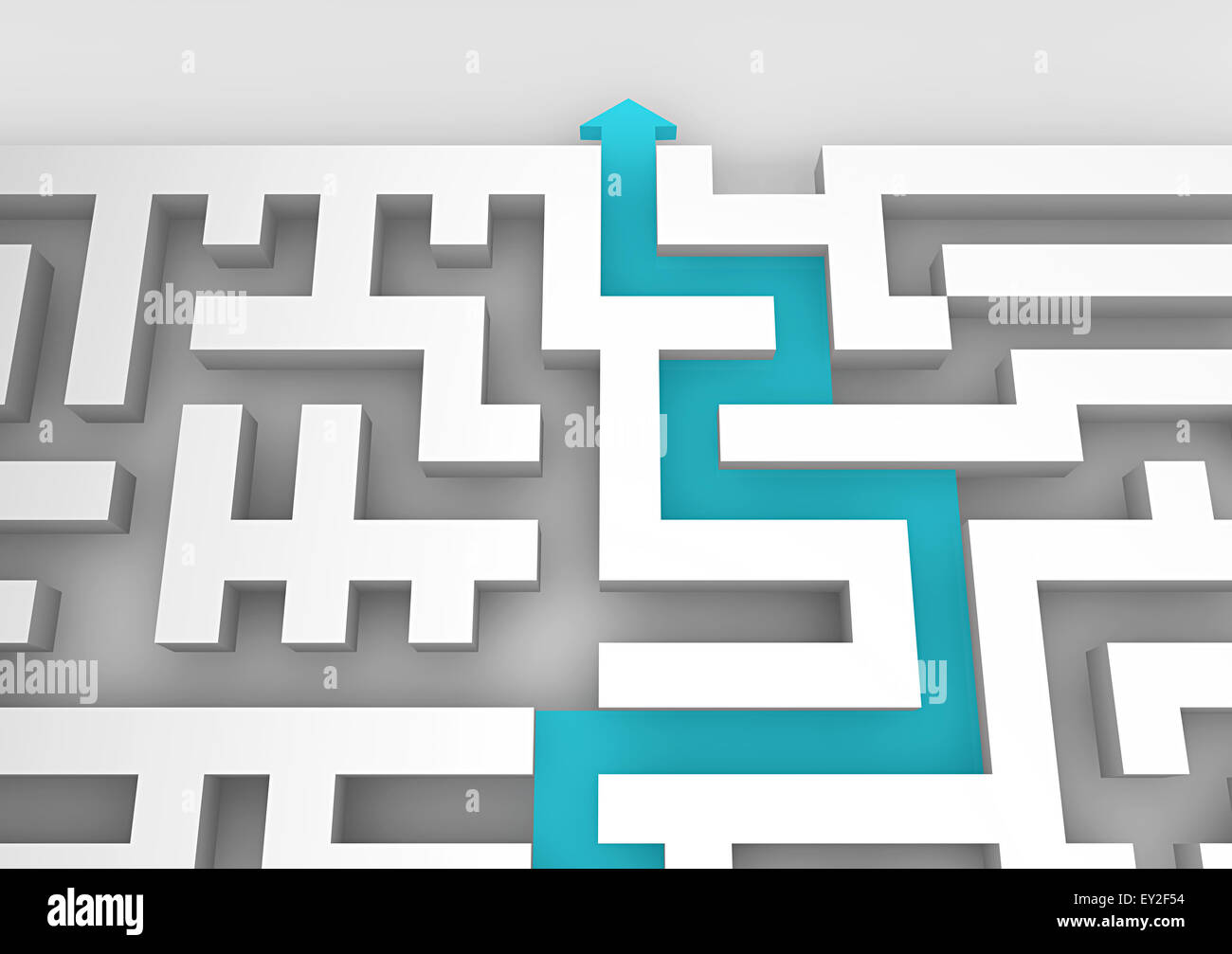 Red path across white hi-res stock photography and images - Alamy