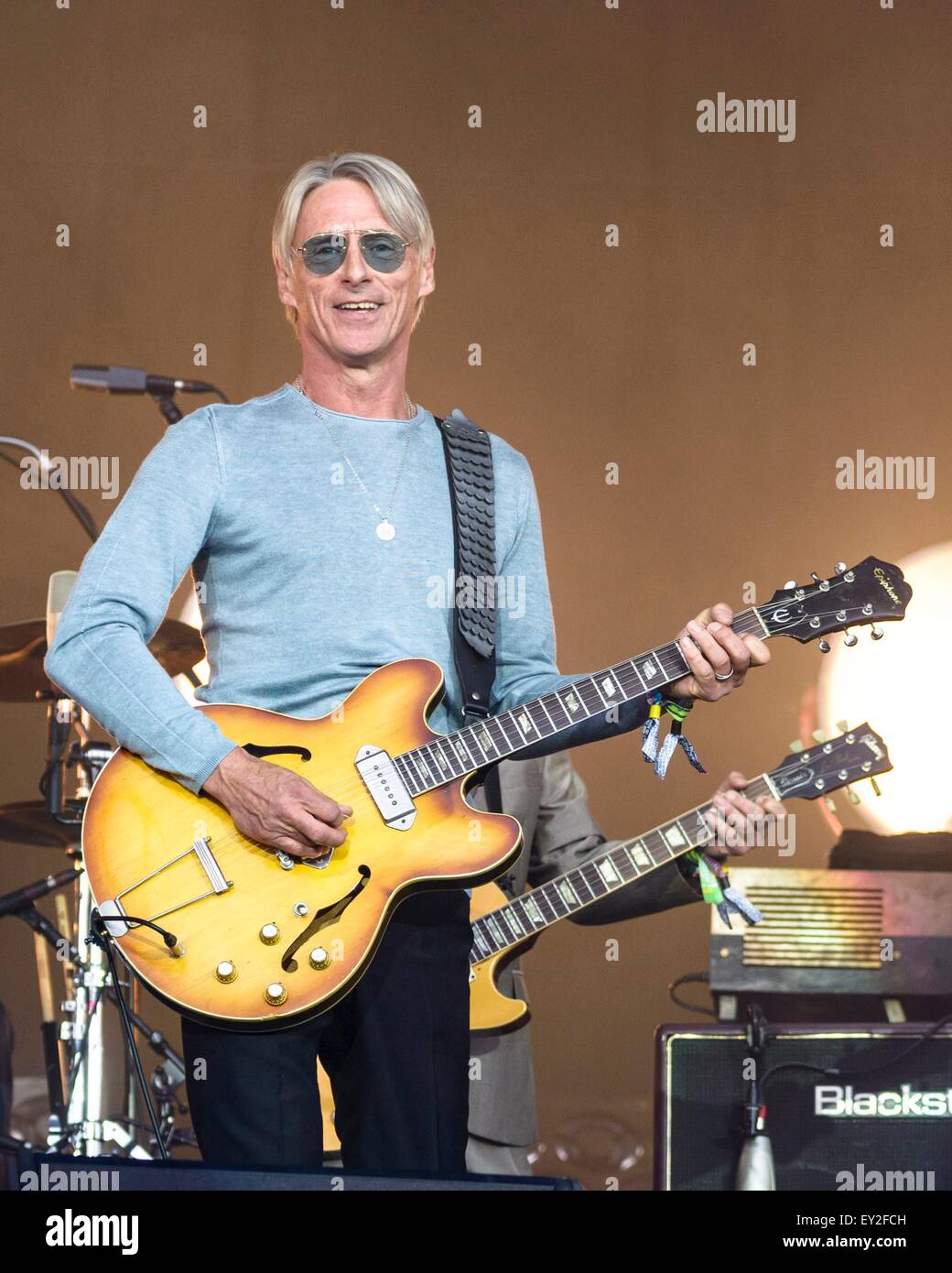 Paul Weller plays Glastonbury Festival at Worthy Farm on 28/06/2015 at ...