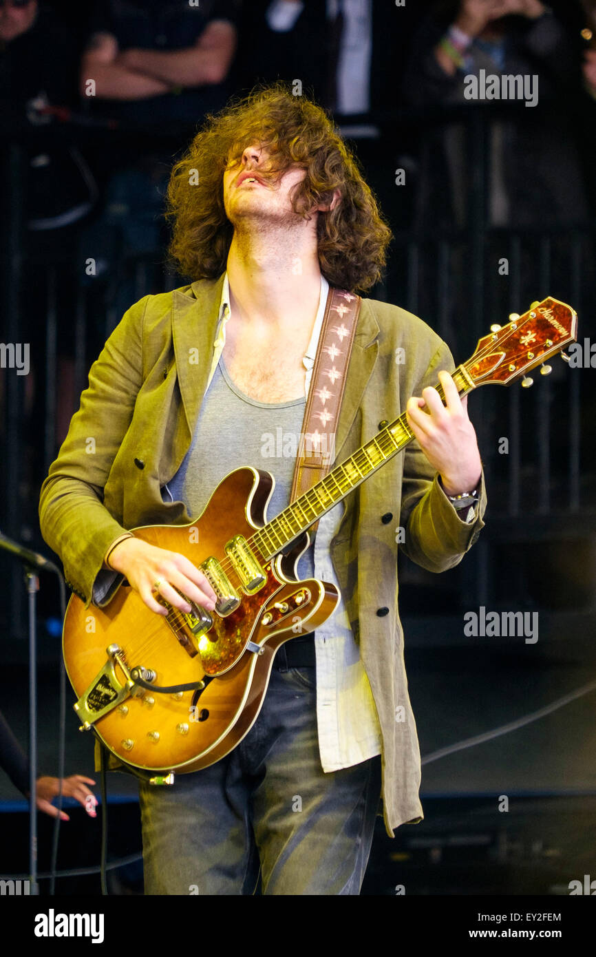 Hozier plays Glastonbury Festival at Worthy Farm on 28/06/2015 at ...