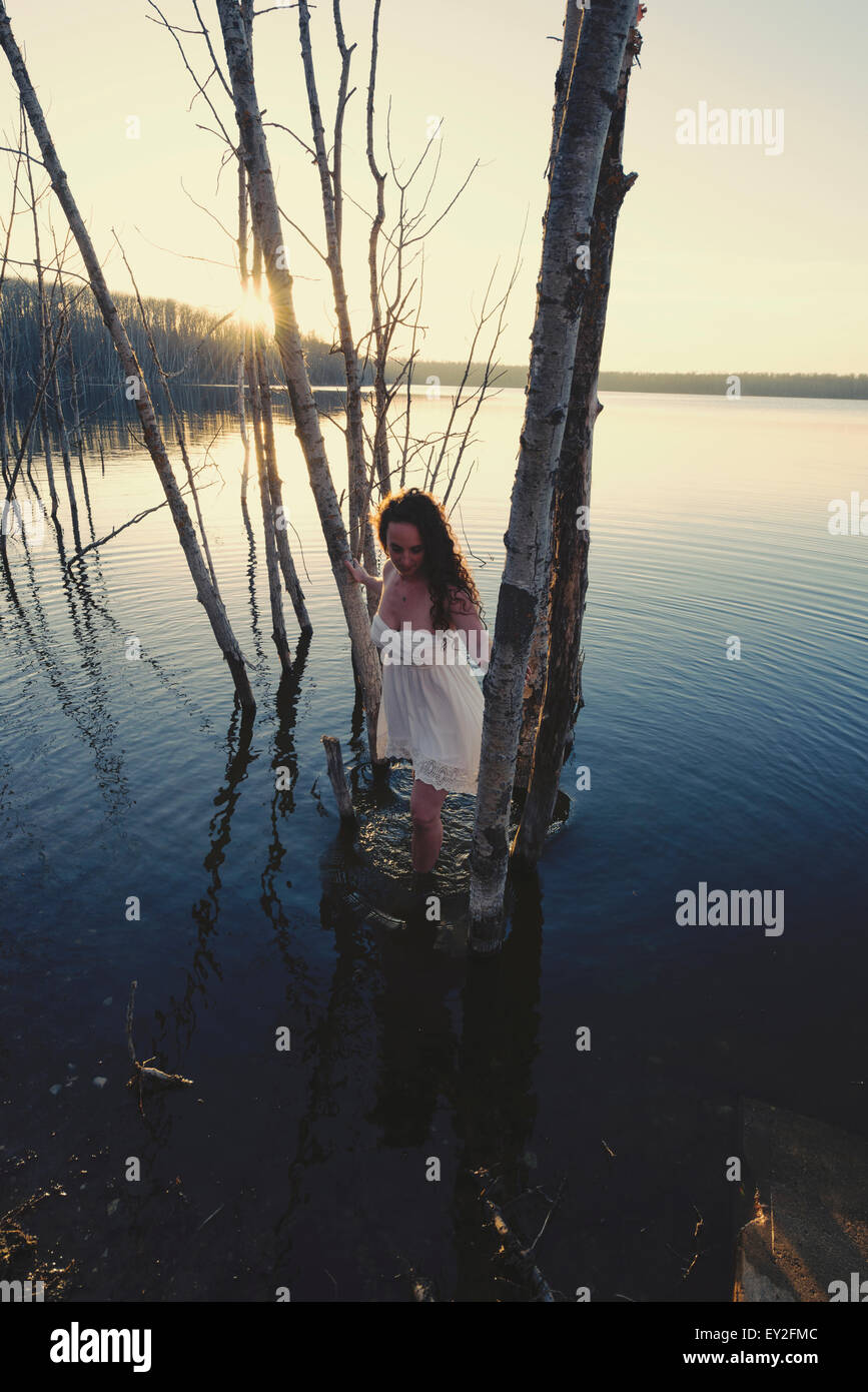 Woman in water hi-res stock photography and images - Alamy
