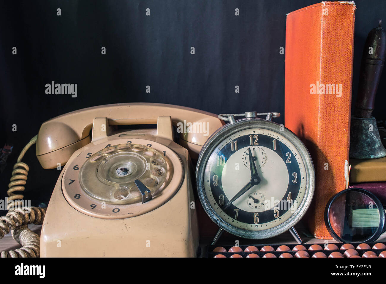 Rotary dial clock hi-res stock photography and images - Alamy