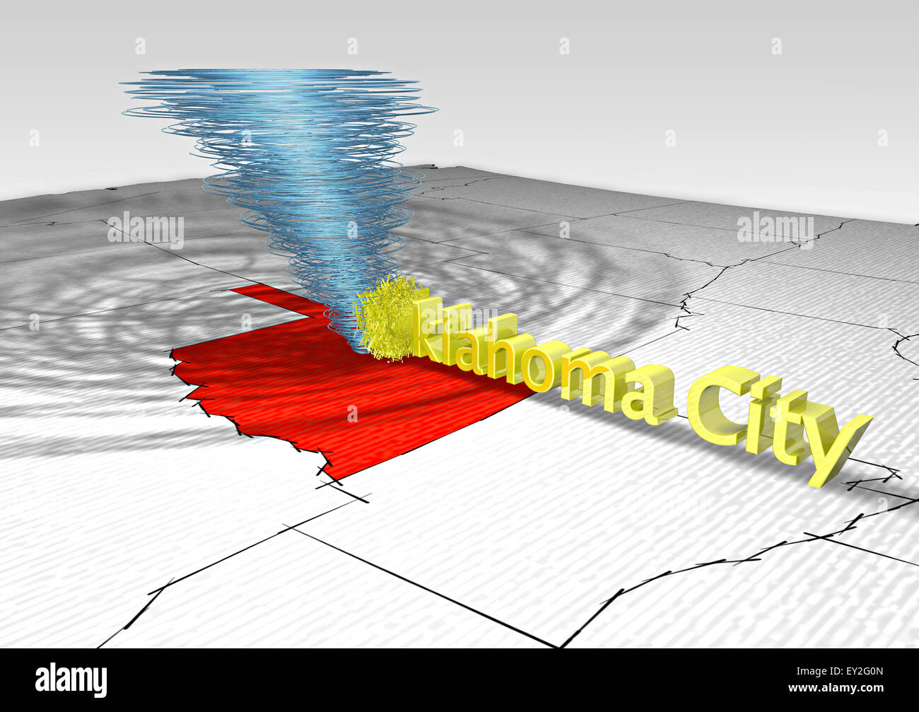 Tornado map hi-res stock photography and images - Alamy