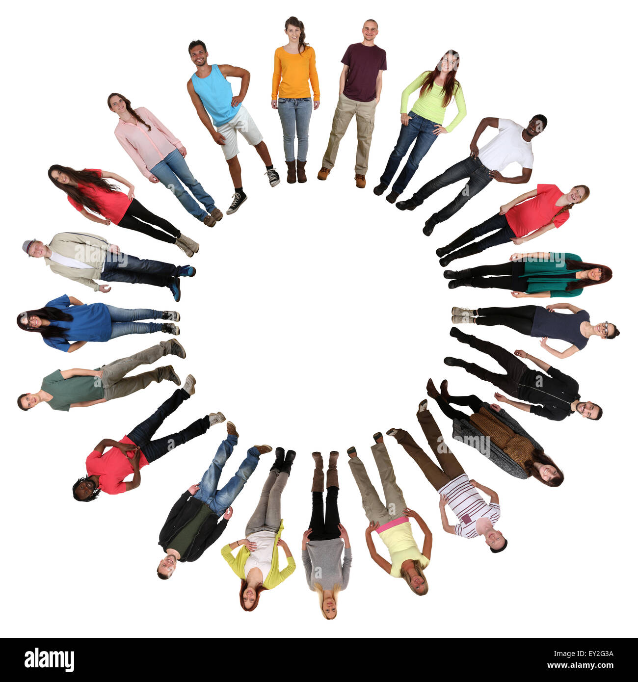 Multiracial people together in Cut Out Stock Images & Pictures - Alamy
