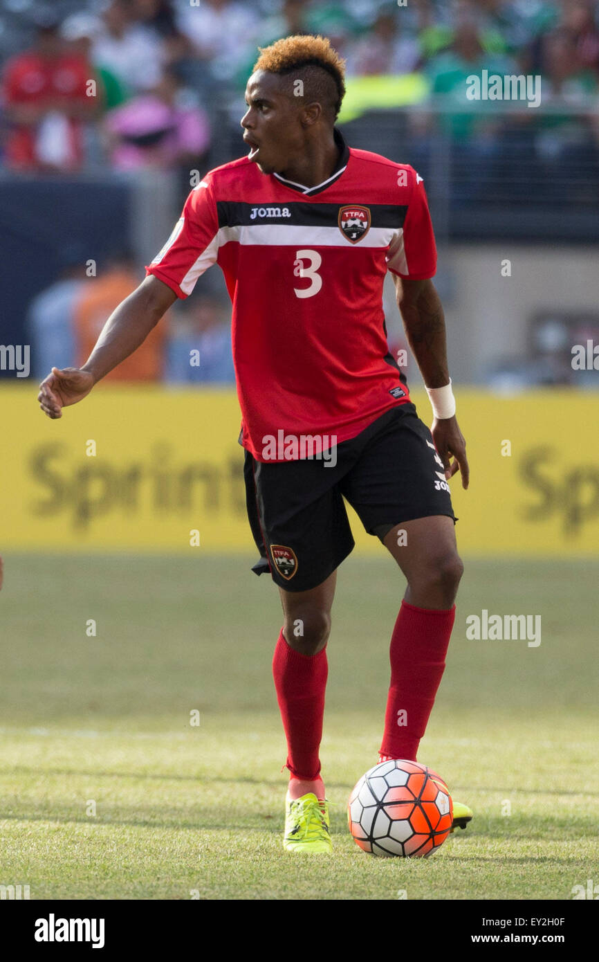 The Match By Shootout. 19th July, 2015. Trinidad & Tobago midfielder ...