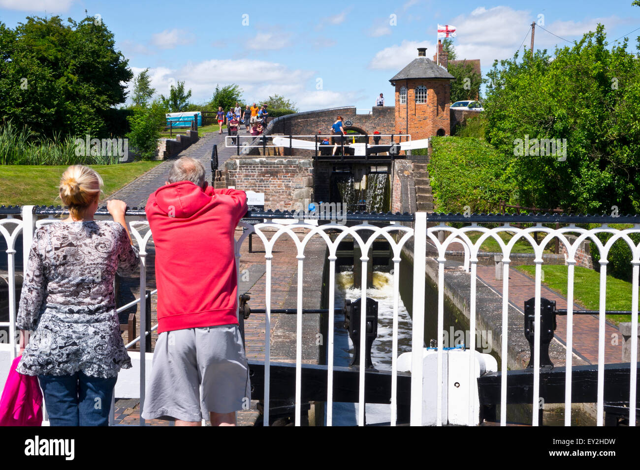 Bratch locks canal Stock Photo - Alamy