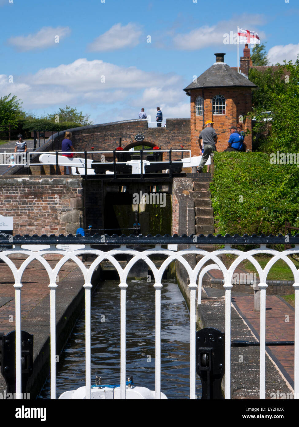 Bratch locks canal Stock Photo - Alamy