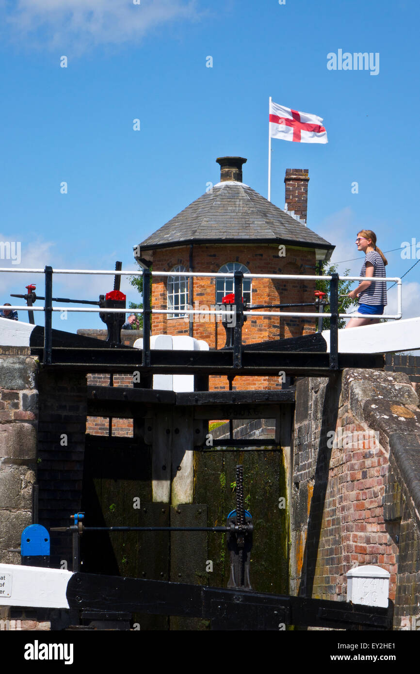 Bratch locks canal Stock Photo - Alamy