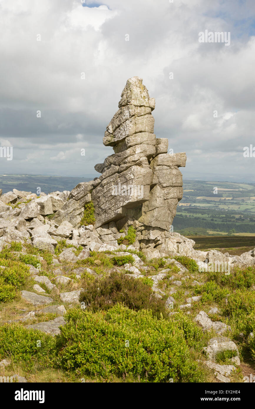 Stiperstones National Nature Reserve, Shropshire, England, UK Stock ...