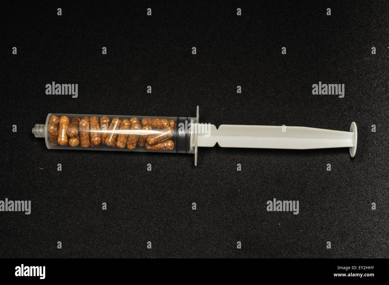 medical syringe on a drugs Stock Photo - Alamy