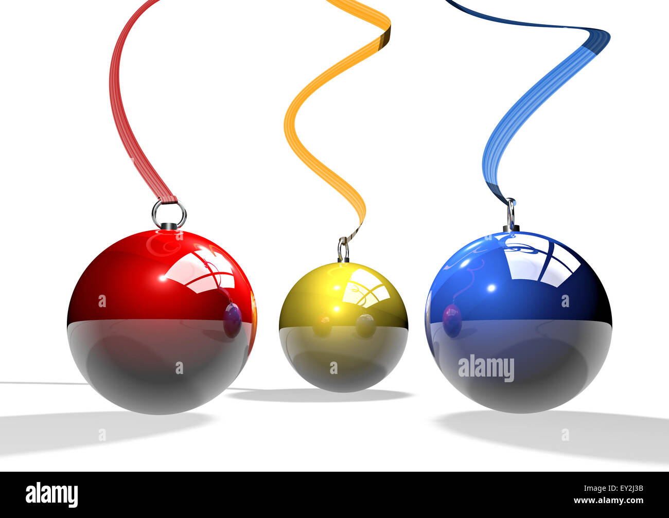 Three gold balls hi-res stock photography and images - Alamy