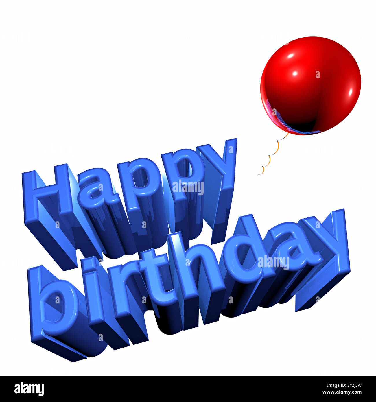 Birthday greeting card colorful Cut Out Stock Images & Pictures - Alamy