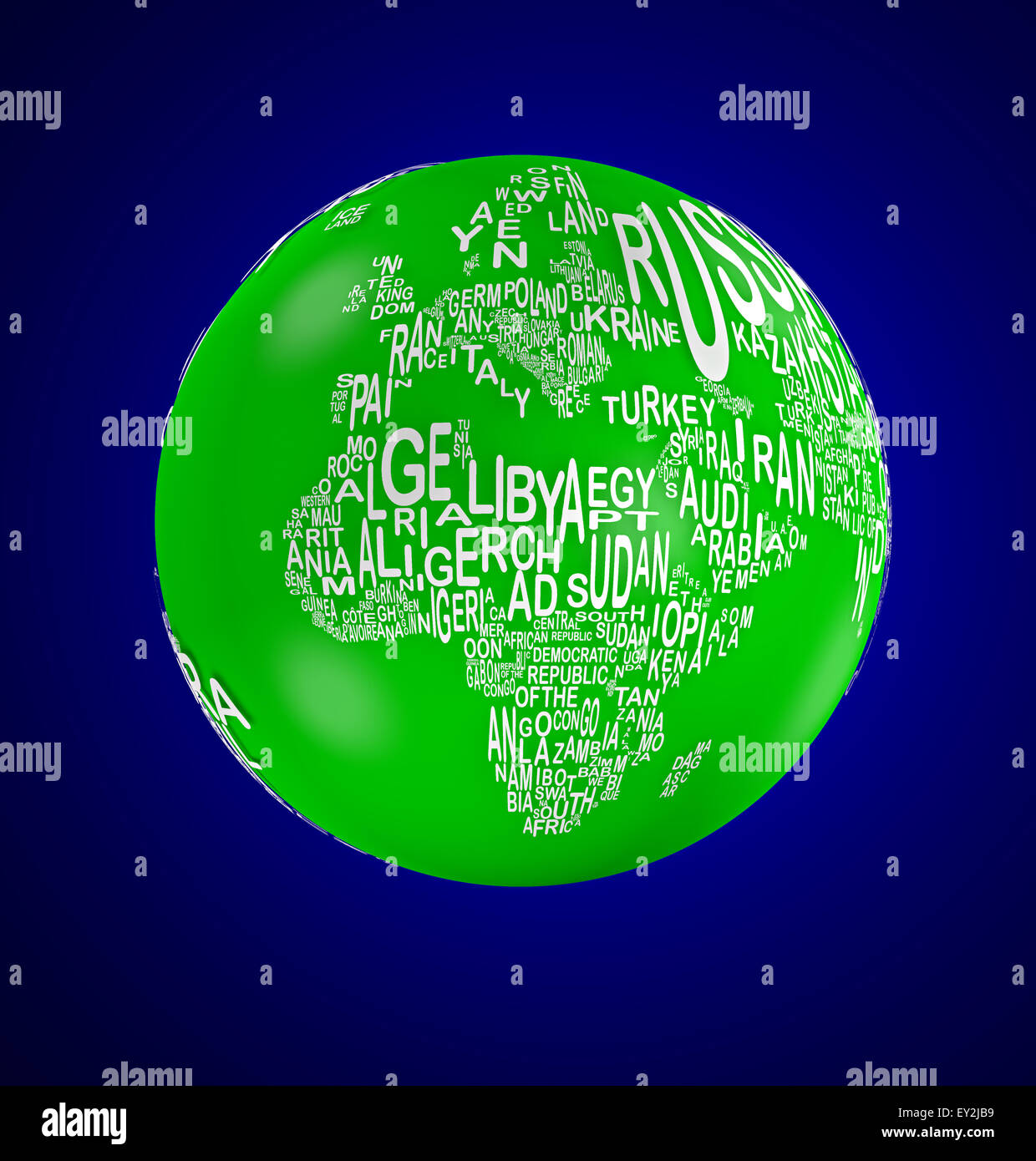 World map words hi-res stock photography and images - Alamy