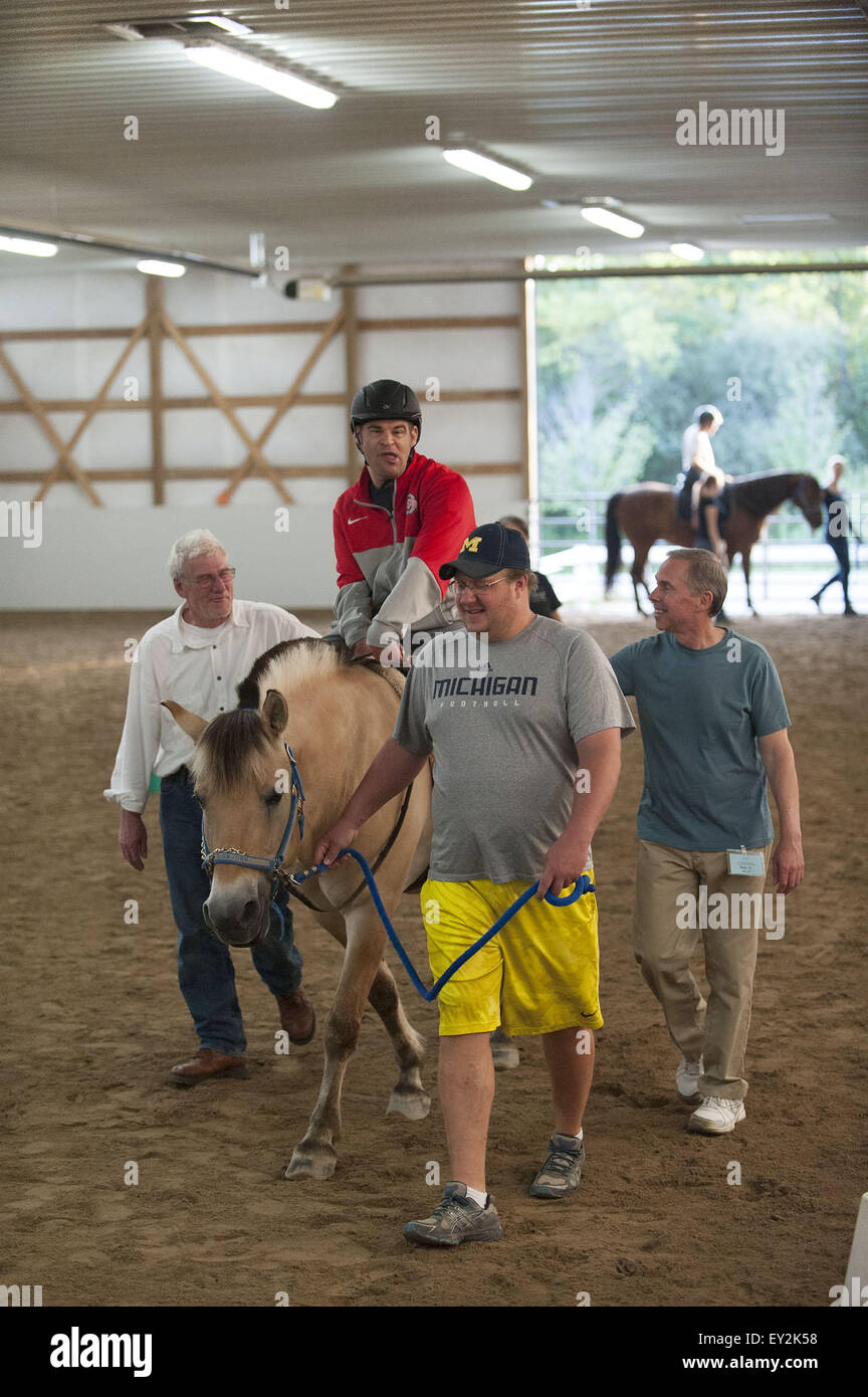 Therapeutic riding horse hi-res stock photography and images - Alamy