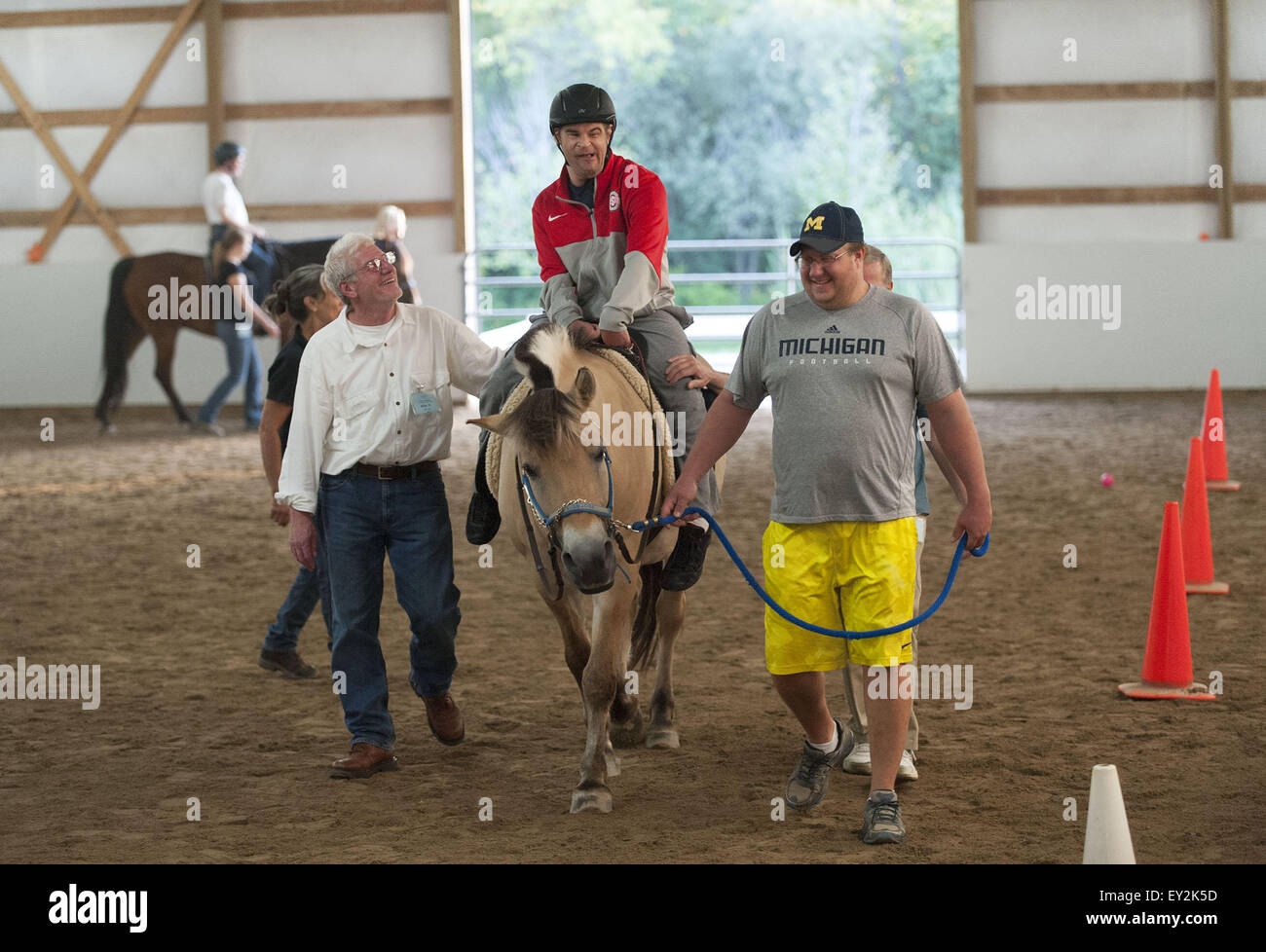 Therapeutic riding horse hi-res stock photography and images - Alamy