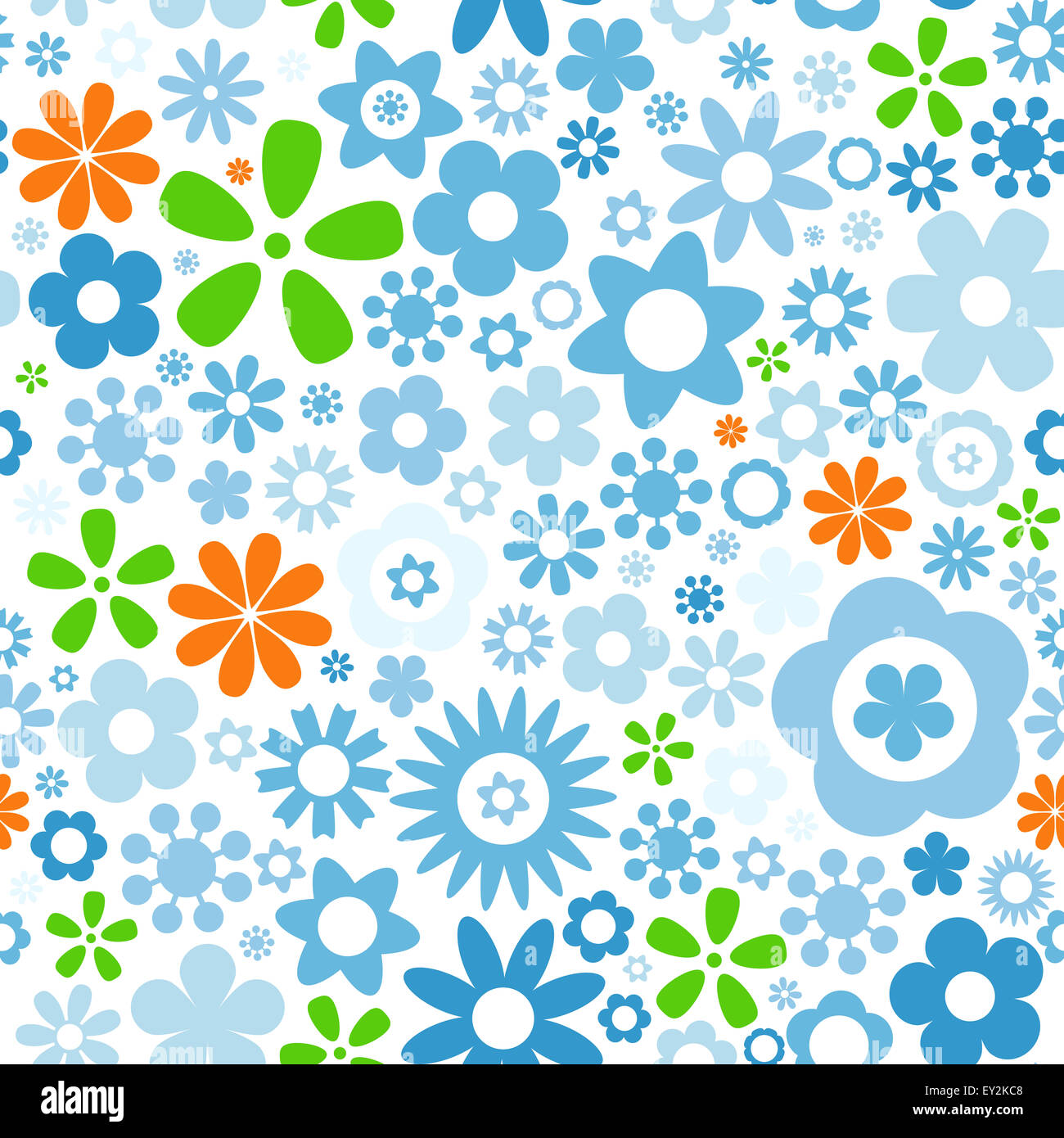 Seamless pattern various flower hi-res stock photography and images - Alamy